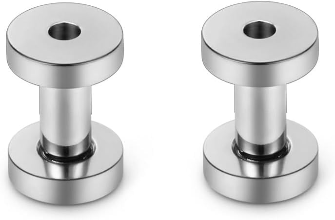 Astm F136 Titanium Ear Gauges Screw Fit Flesh Tunnels Plugs Gauges ...