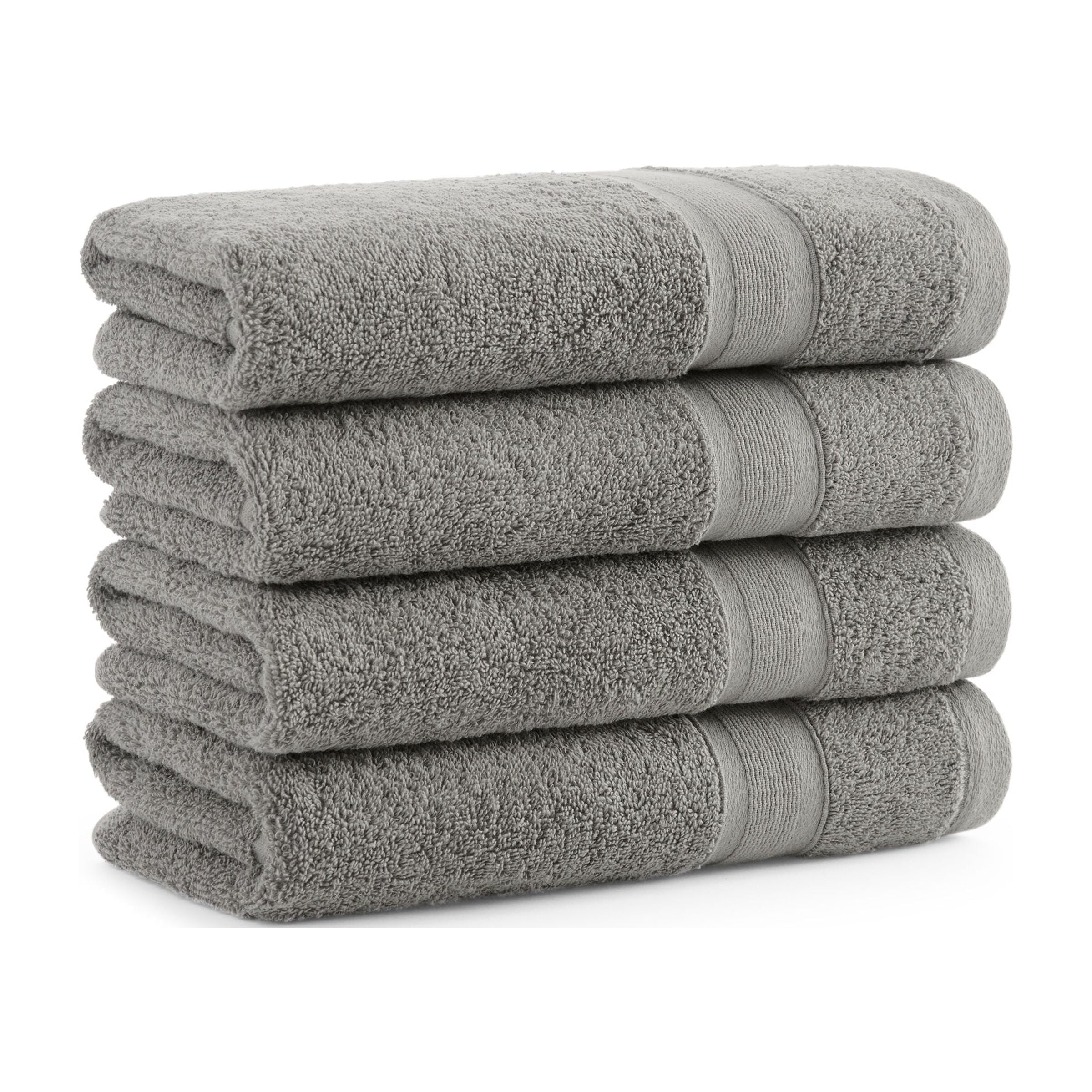 Aston & Arden Aegean Hand Towels (4 Pack), Recycled Turkish Cotton ...