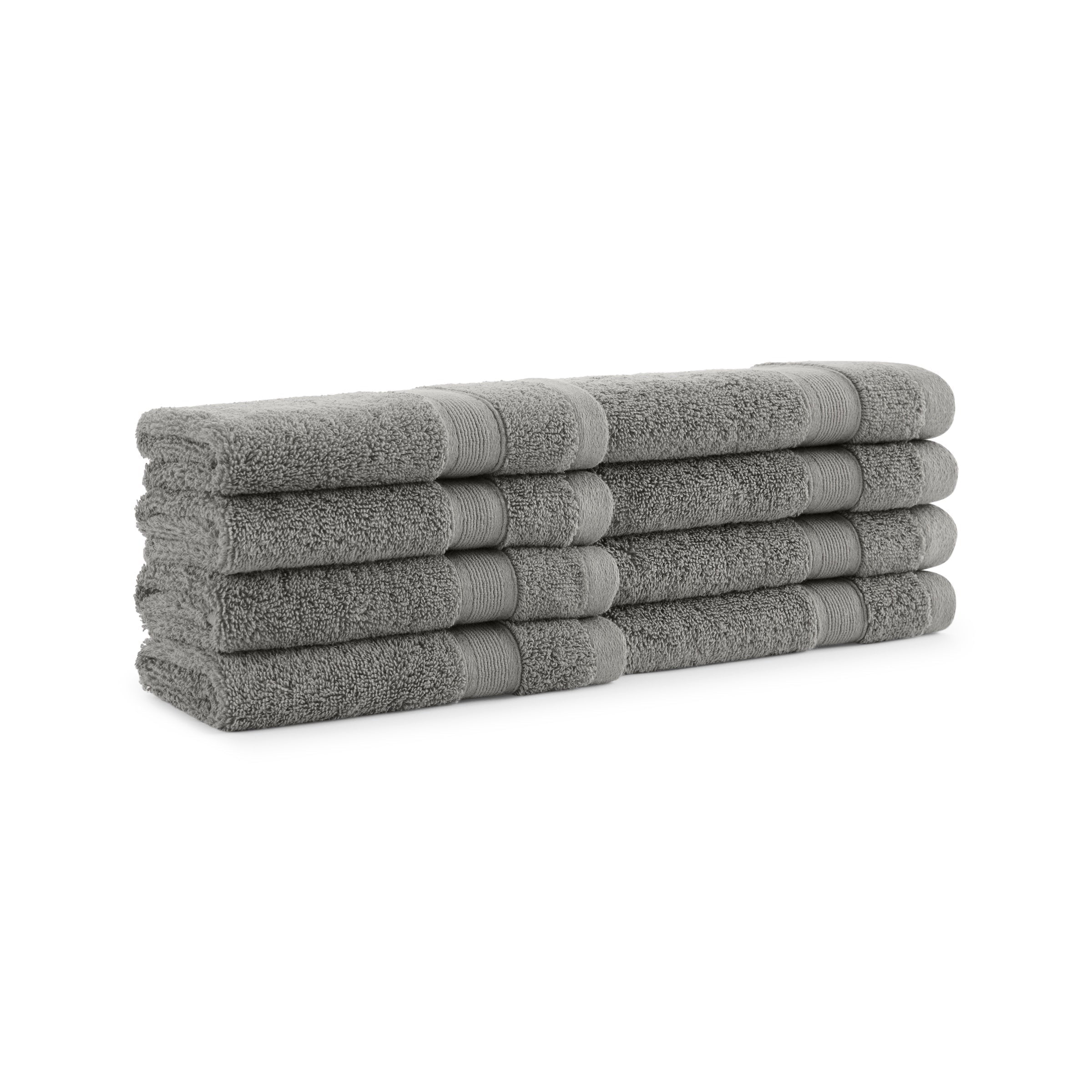 Aston & Arden Eco-Friendly Aegean Wash Cloths (8 Pack), Recycled Ultra ...