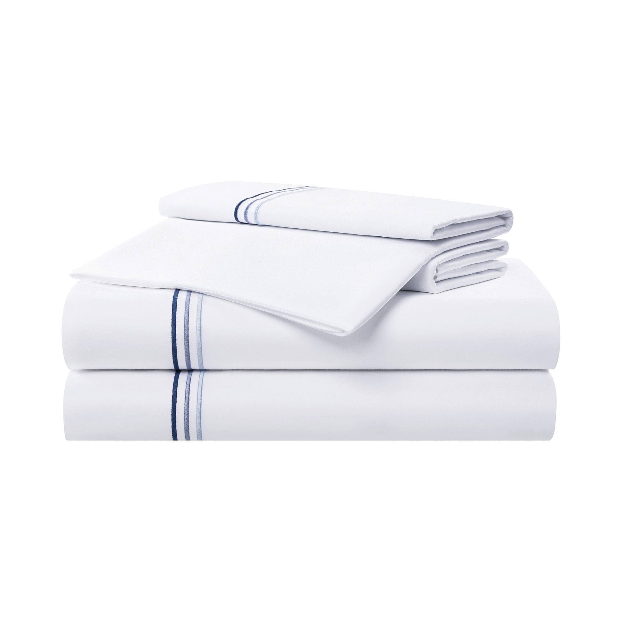 Aston & Arden Sateen 4-Piece Sheet Set (Queen Bed Size), Luxury 600 ...