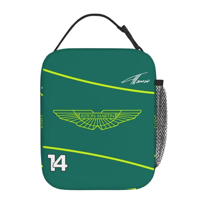 Aston Fernando Alonso Team Merch Lunch Boxes Thermal Insulated Cooler ...