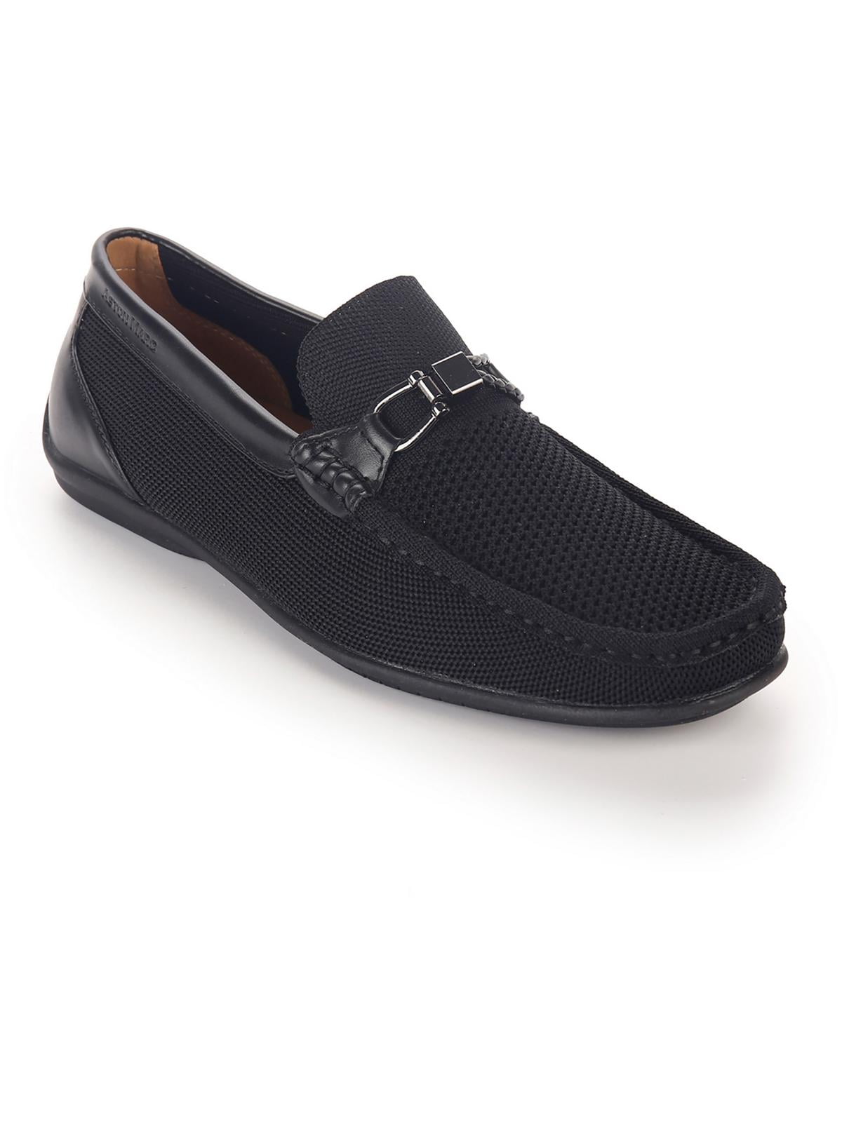 Aston Marc Mens Faux Leather Walking Loafers - Walmart.com