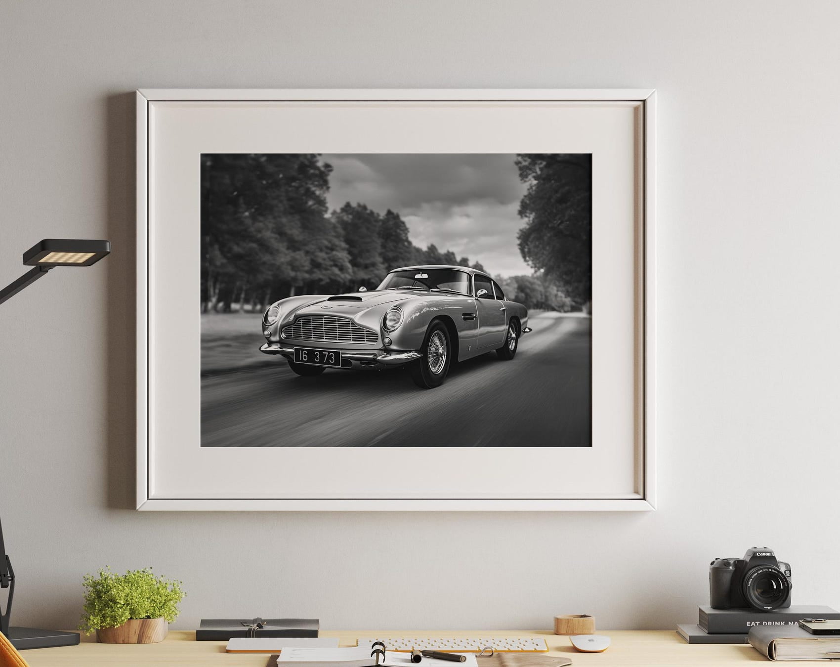 Aston Martin DB5 Car Poster James Bond Goldfinger Car Iconic Silver ...