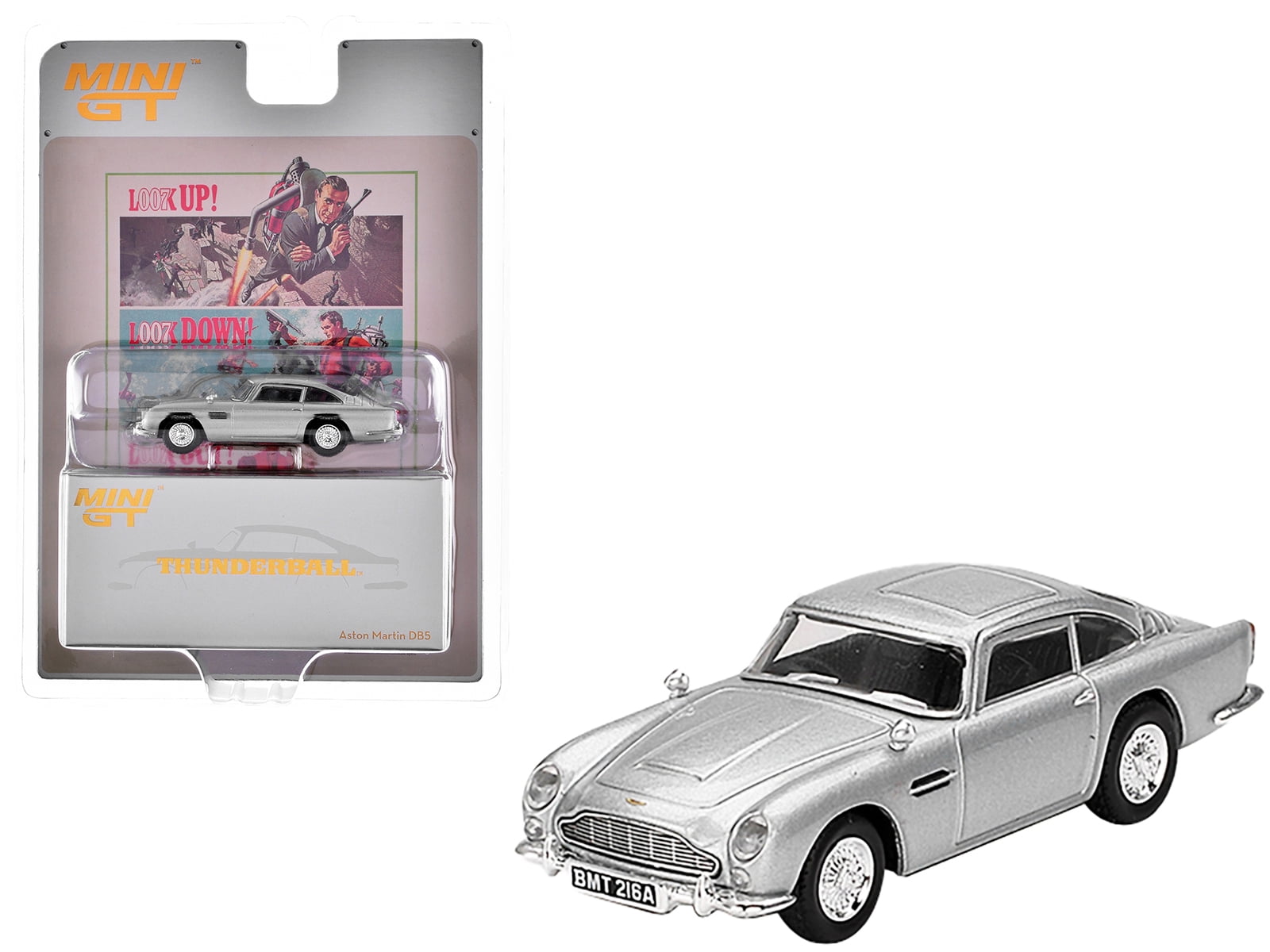 Aston Martin DB5 RHD (Right Hand Drive) Birch Silver Metallic 007 James ...
