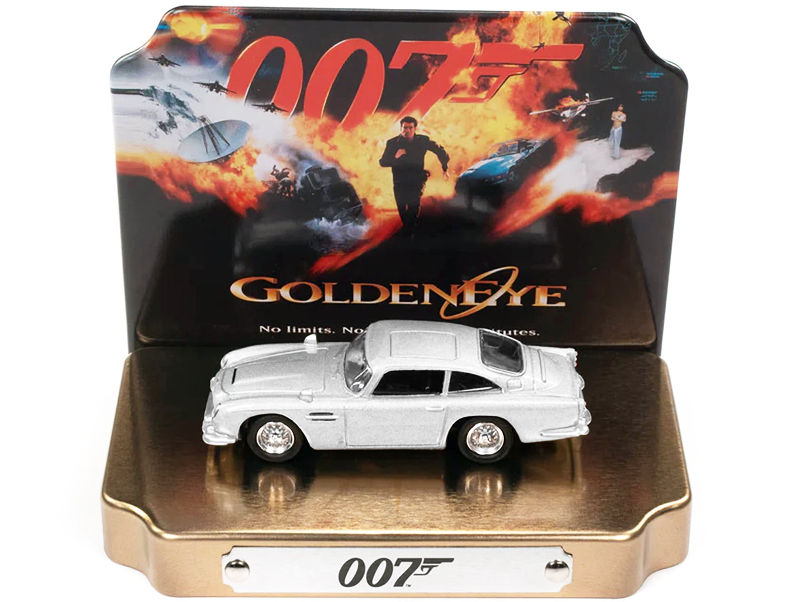 Aston Martin DB5 RHD Silver Metallic 007 (James Bond) "GoldenEye" (1995 ...