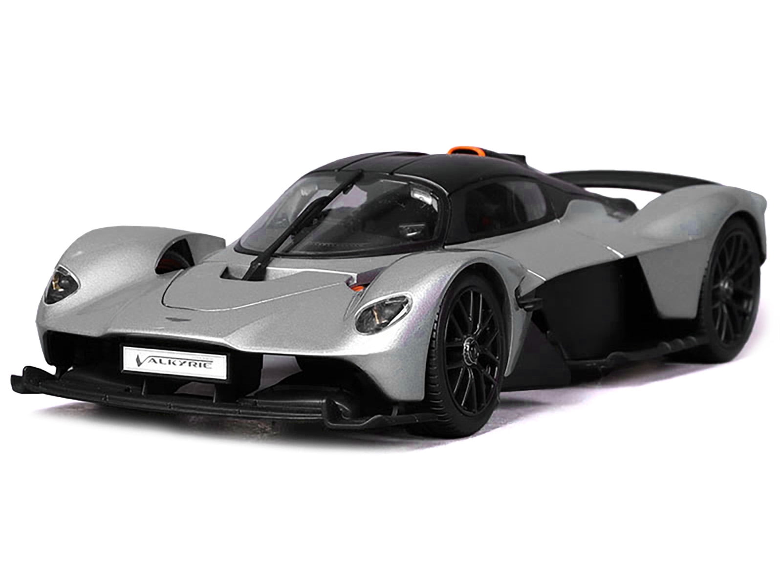 Aston Martin Valkyrie Silver Metallic with Matt Black Top "Special ...