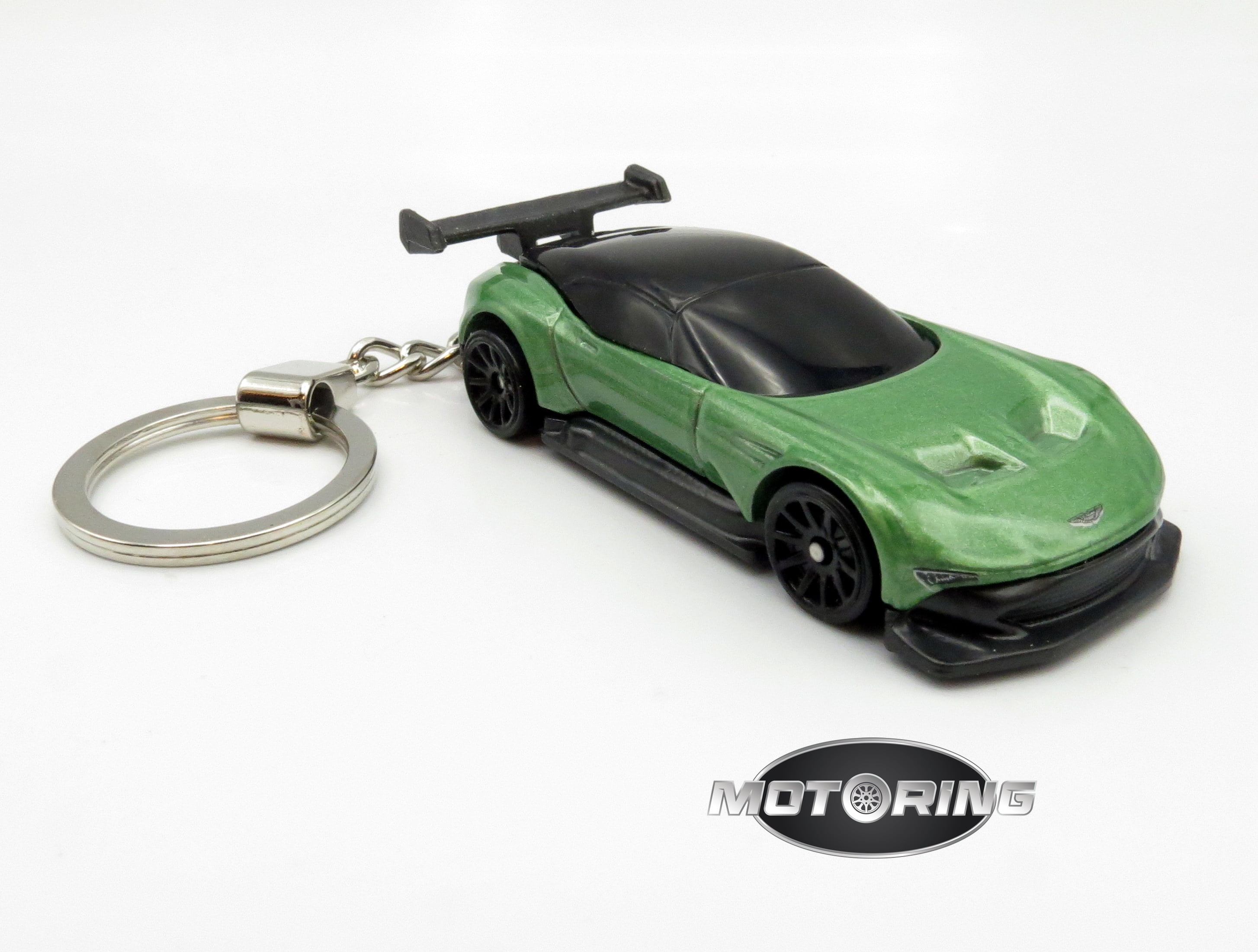 Aston Martin Vulcan Green Car Rare Novelty Keychain 1:64 Diecast ...