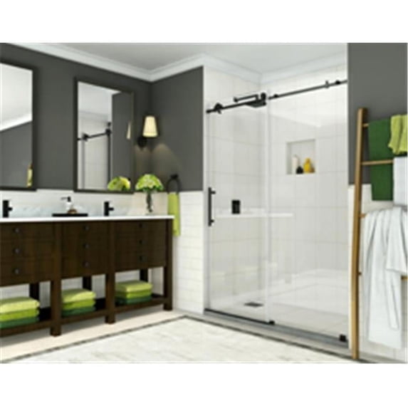 Aston SDR984EZ-ORB-48-10 Coraline 44-48 x 76 in. Frameless Sliding ...