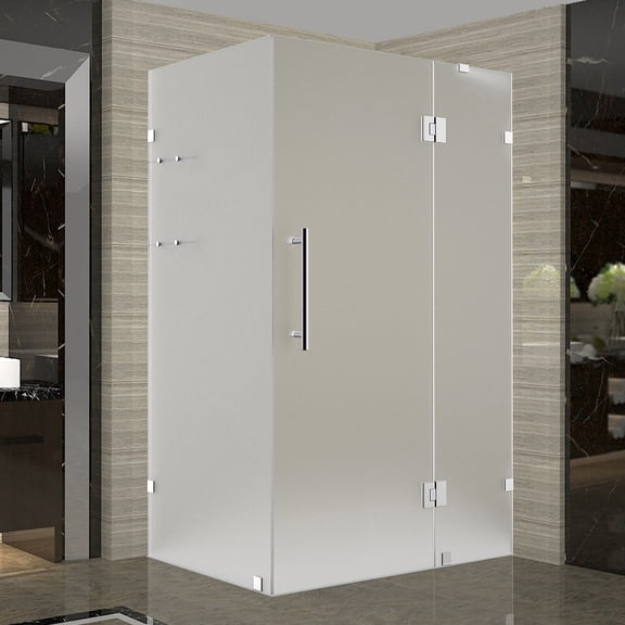 Aston Sen979-Tr-48-10-R Langham 48" Wide X 77-1/2" High Frameless ...
