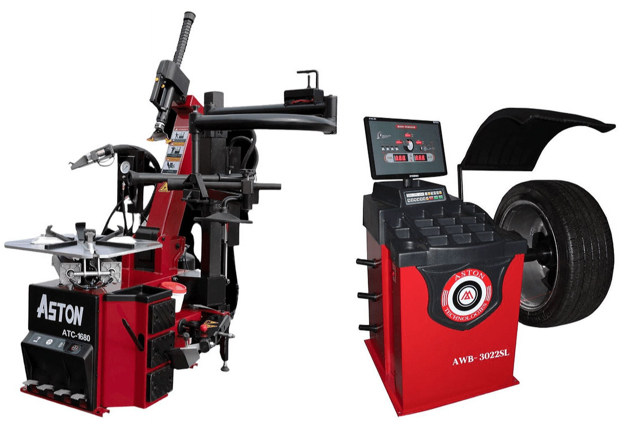 Aston Technologies* Tilt Back Tire Changer Combo 2.0HP Stronger Motor ...