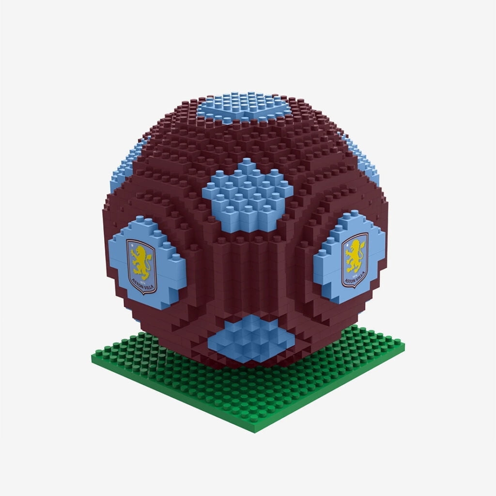 Aston Villa - BRXLZ 3D Soccer Ball Construction Kit (686 Pieces ...
