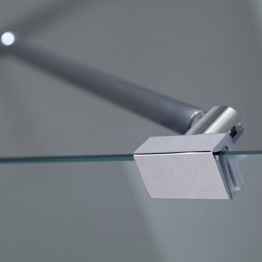 Astonglobal Cascadia 27 X 72 In Completely Frameless Hinged Shower