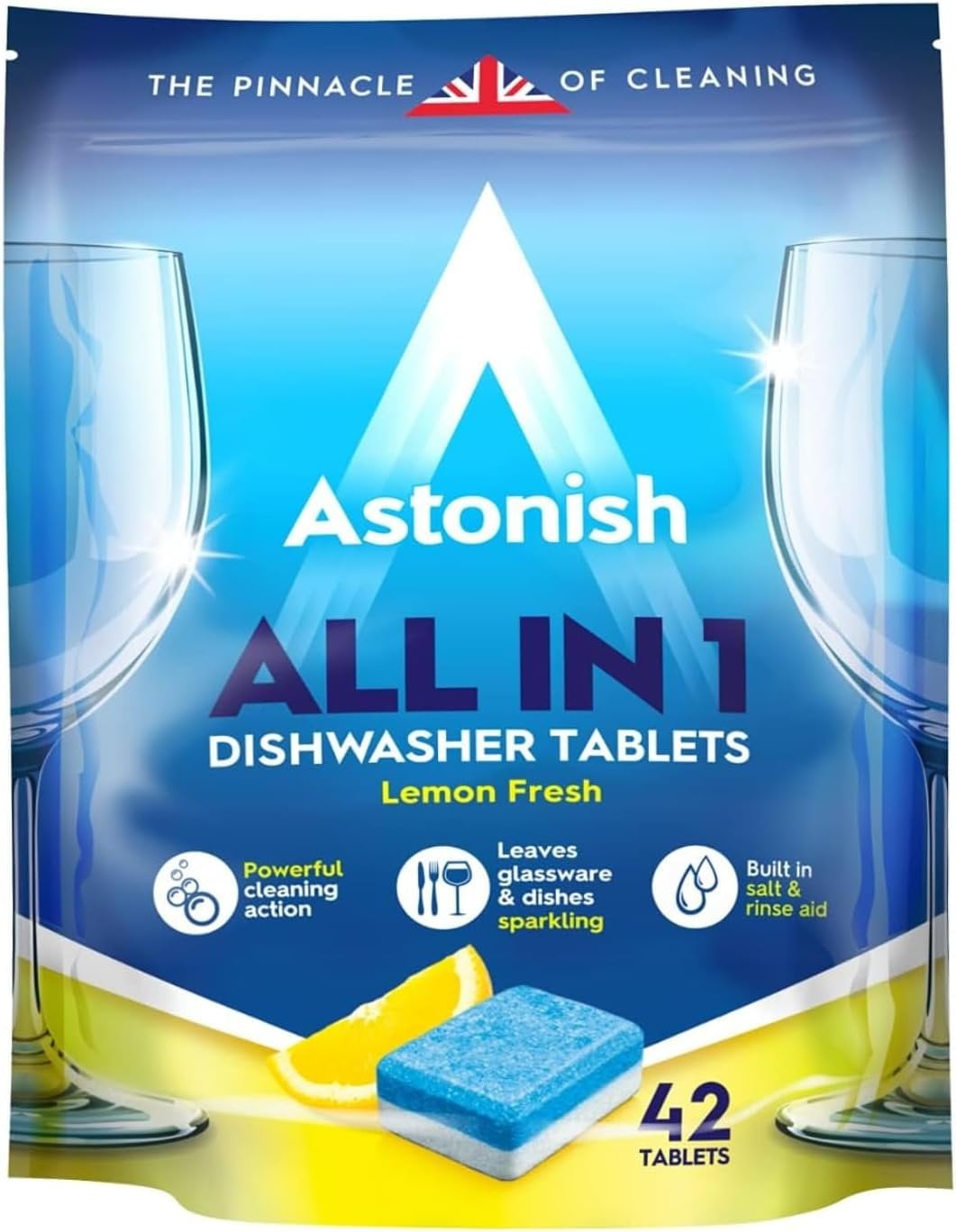 Astonish All In 1 Dishwasher Tablets - Household Cleaner Removes Grease ...