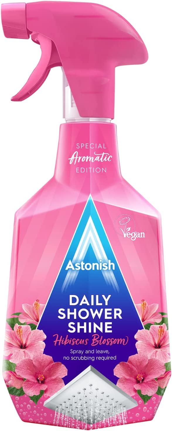 Astonish Daily Bathroom Shower Shine Cleaning Spray - Hibiscus Blossom ...