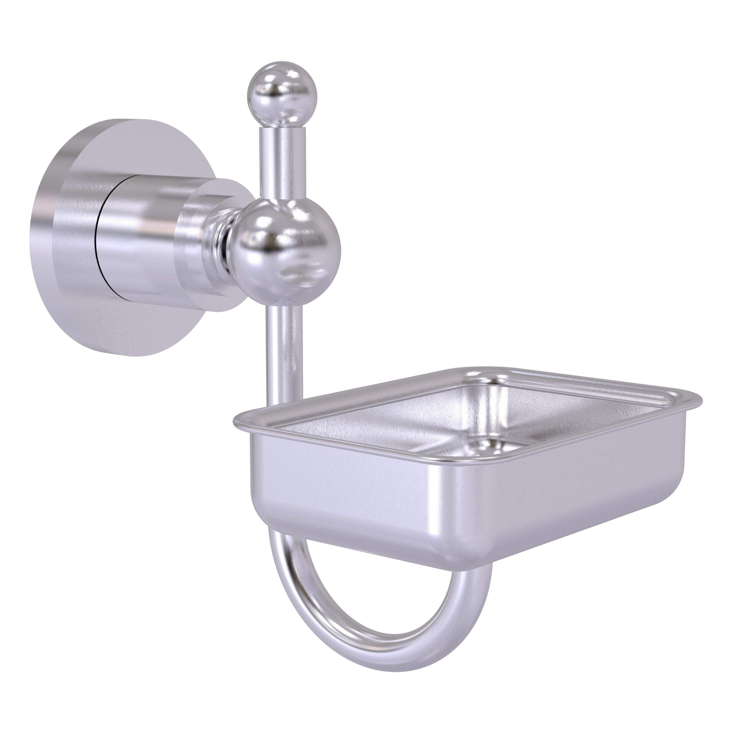 Astor Place Wall Mounted Soap Dish - Satin Chrome - Walmart.com