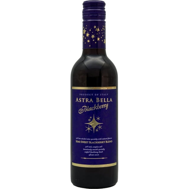 Astra Bella Blackberry, Semi-Sweet, Italian Red Blend, 750ml Glass ...