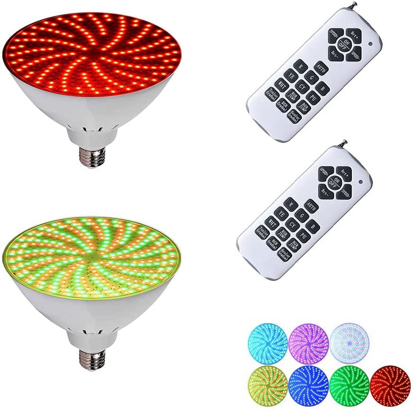 Astra Depot 2X Submersible Swimming Pool Light 468-LED RGB Multi-Color ...