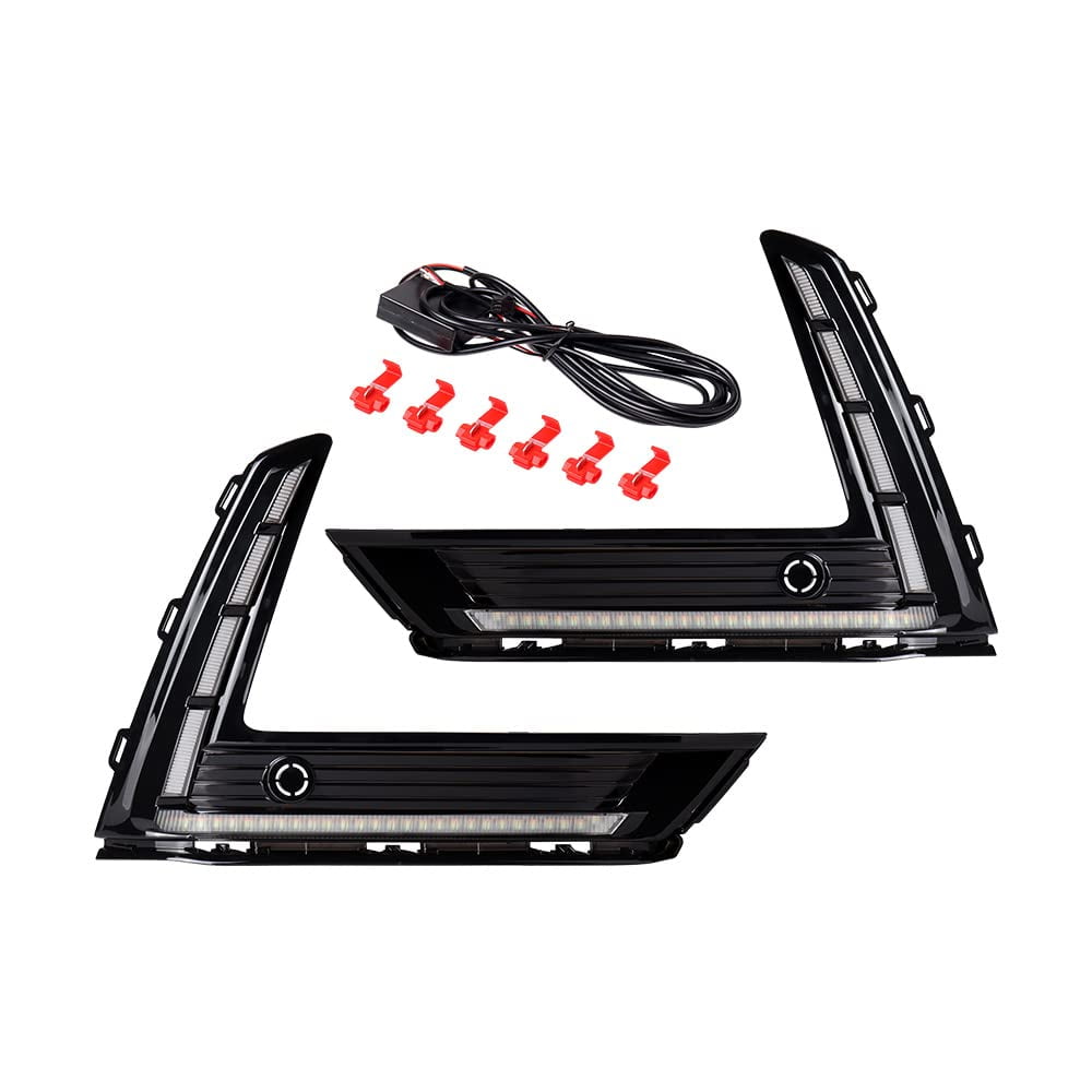 Astra Depot 2pcs Daytime Running Light Assembly Turn Signal Lights 3 ...