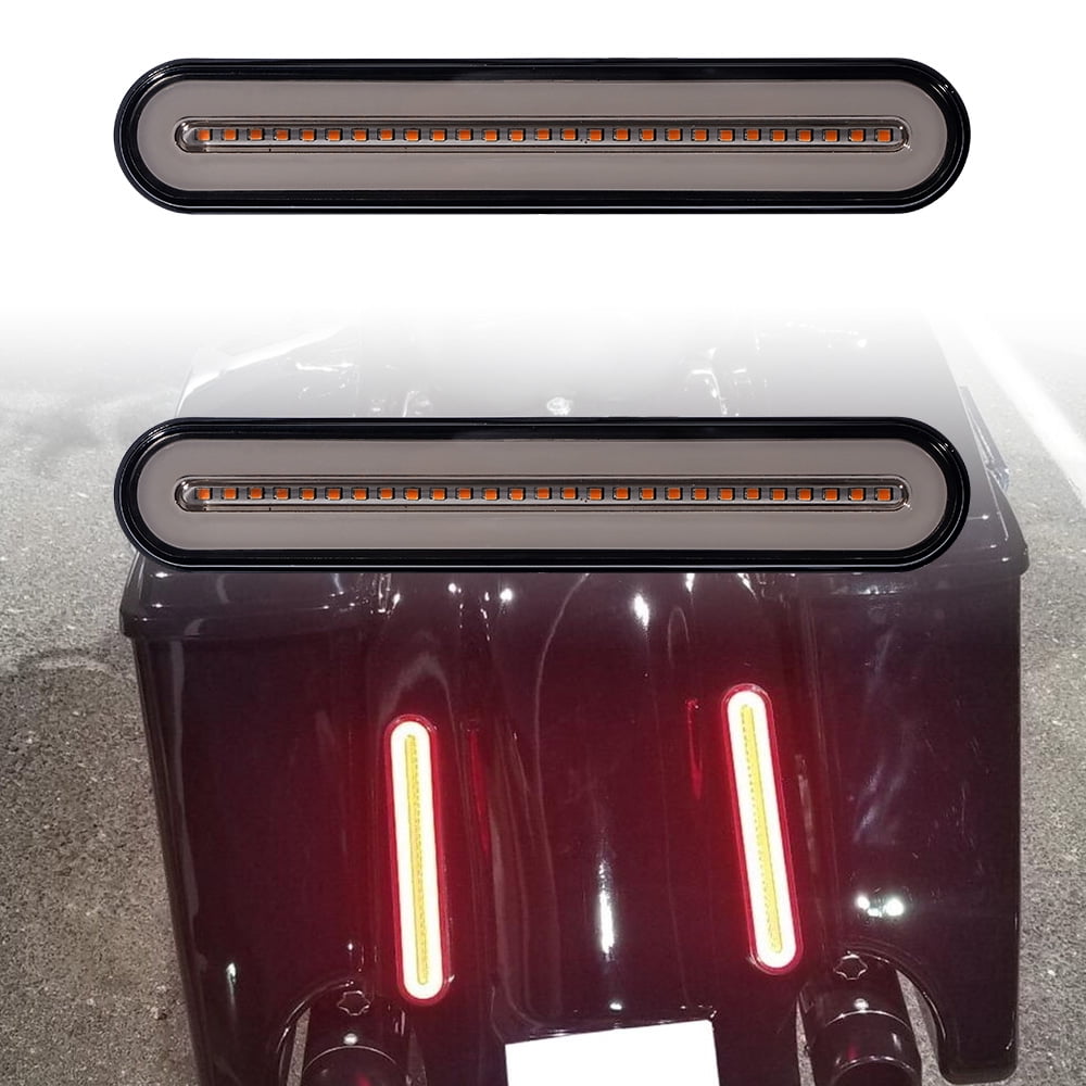 Astra Depot 3 in 1 LED Rear Fender Bagger Filler Panel Brake Turn ...