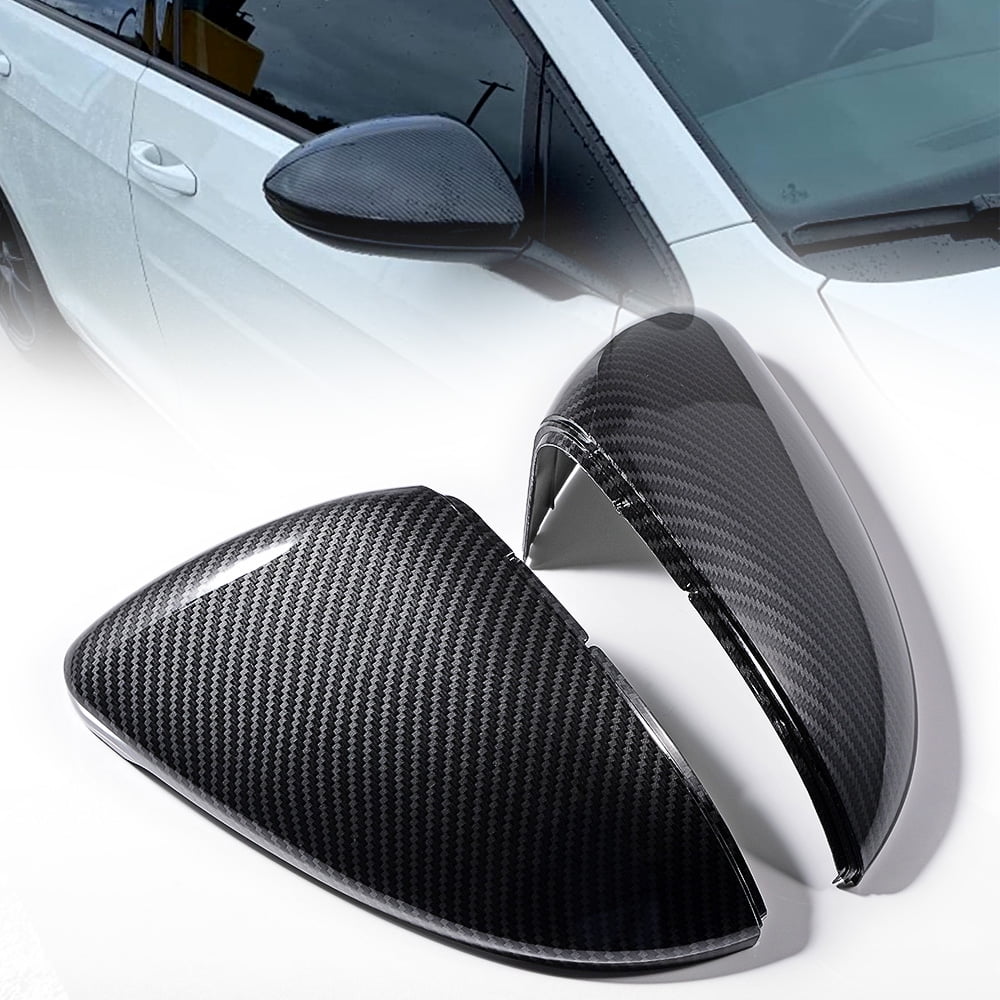 Astra Depot Carbon Fiber Side Mirror Cover Cap for VW GOLF MK7 MK7.5 R ...