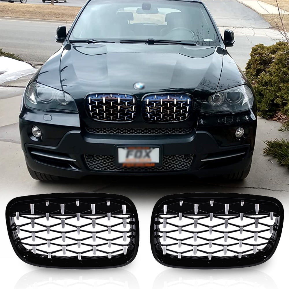 Astra Depot Diamond Star Mesh Front Kidney Grill for 2007-2013 BMW X5 ...