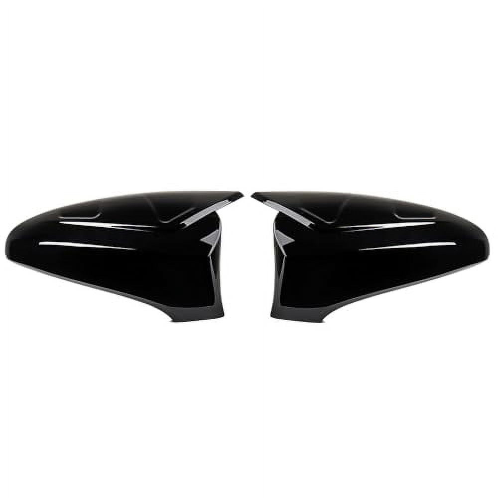 Astra Depot Glossy Black Outside Housing Side Mirror Cover Caps ...