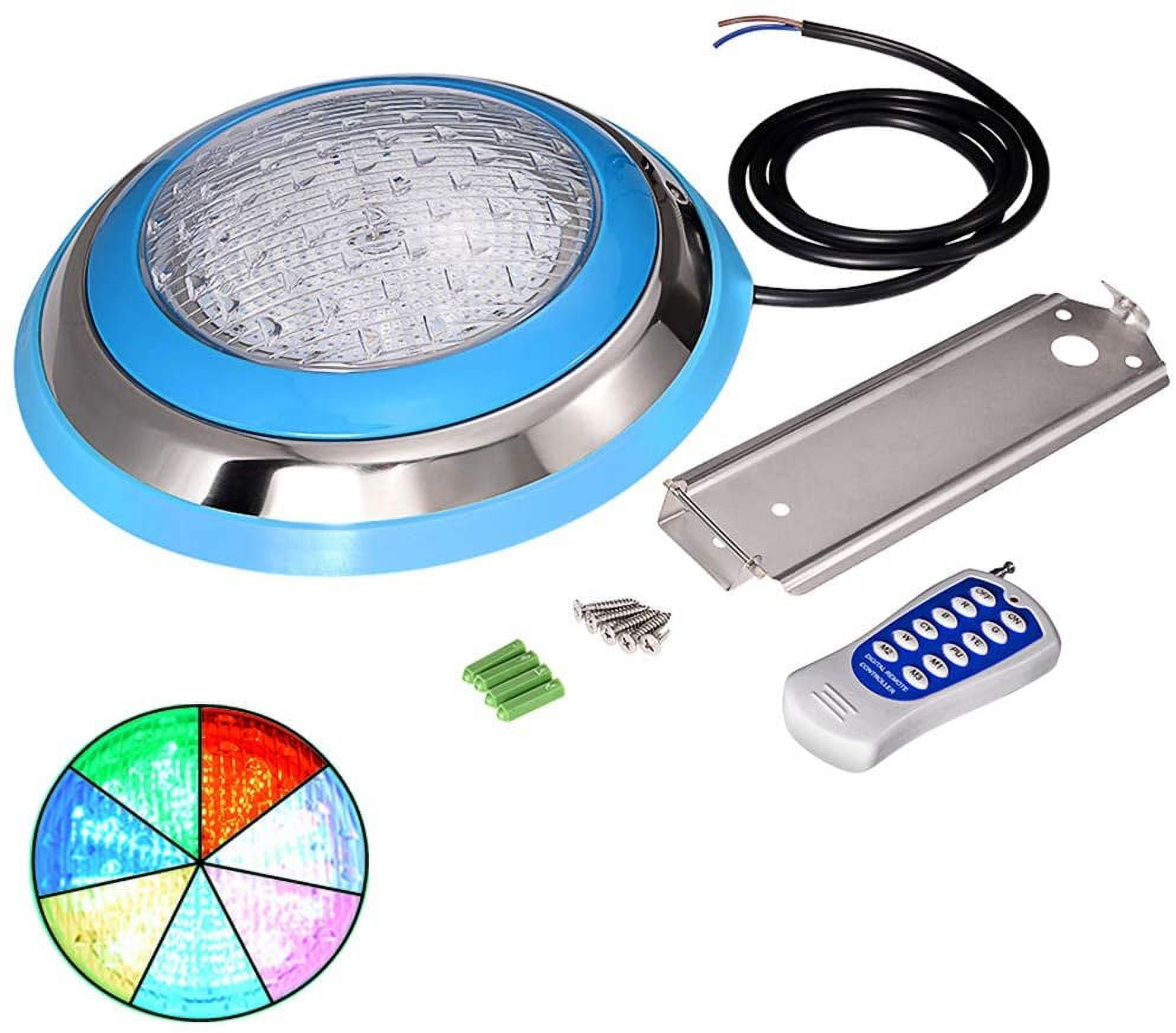 Astra Depot Multiple Color RGB Underwater IP68 47W LED Inground Pool ...