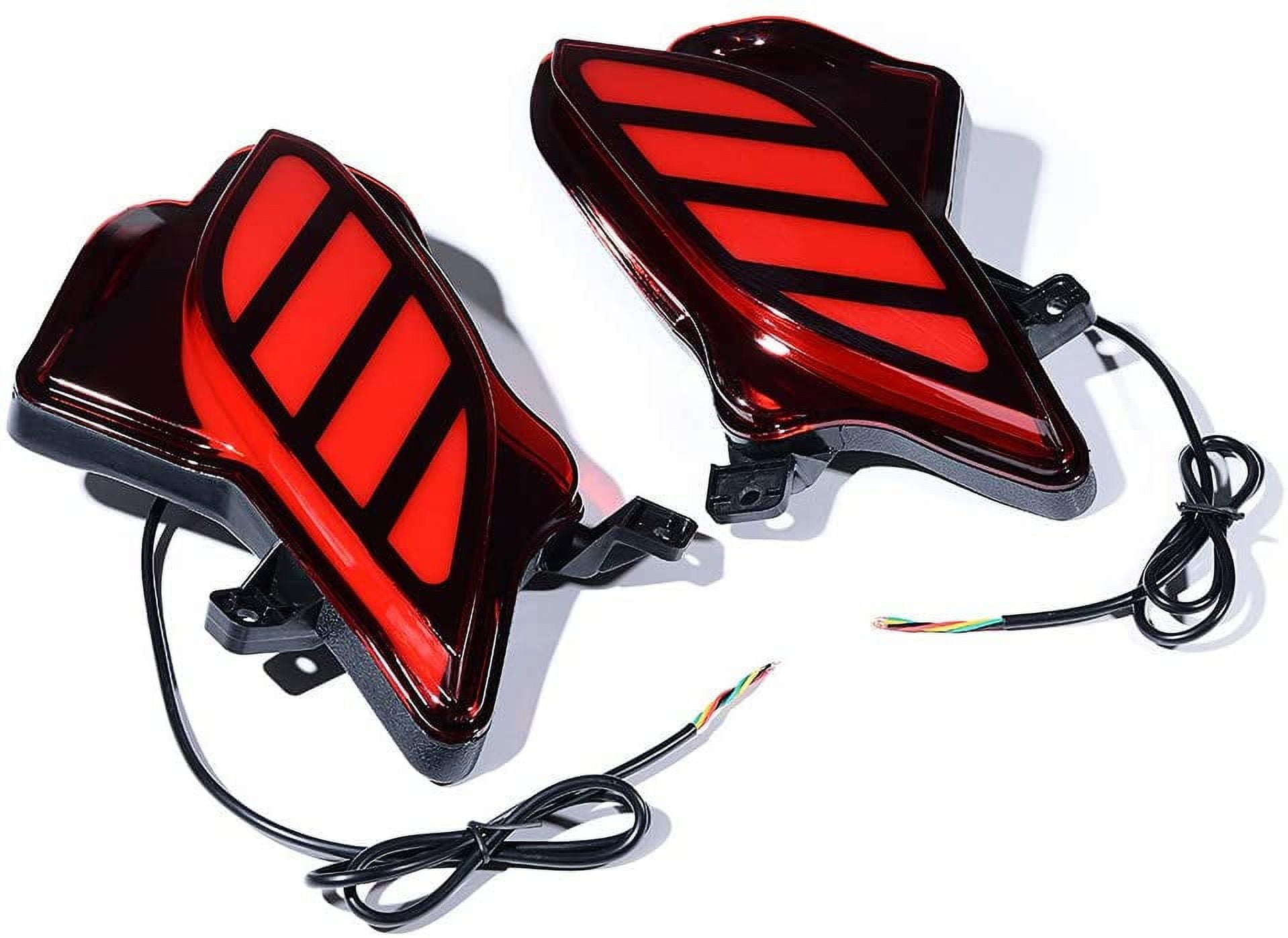 Astra Depot Red CCFL LED Rear Bumper Reflector Brake Tail Light ...