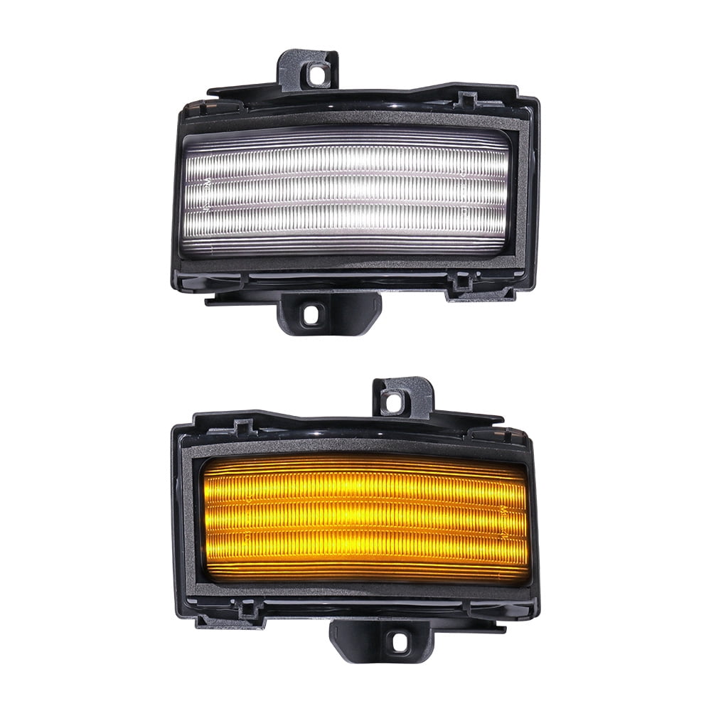 Astra Depot Smoke Lens LED Strips Switchback Tow Mirror Turn Signal DRL ...