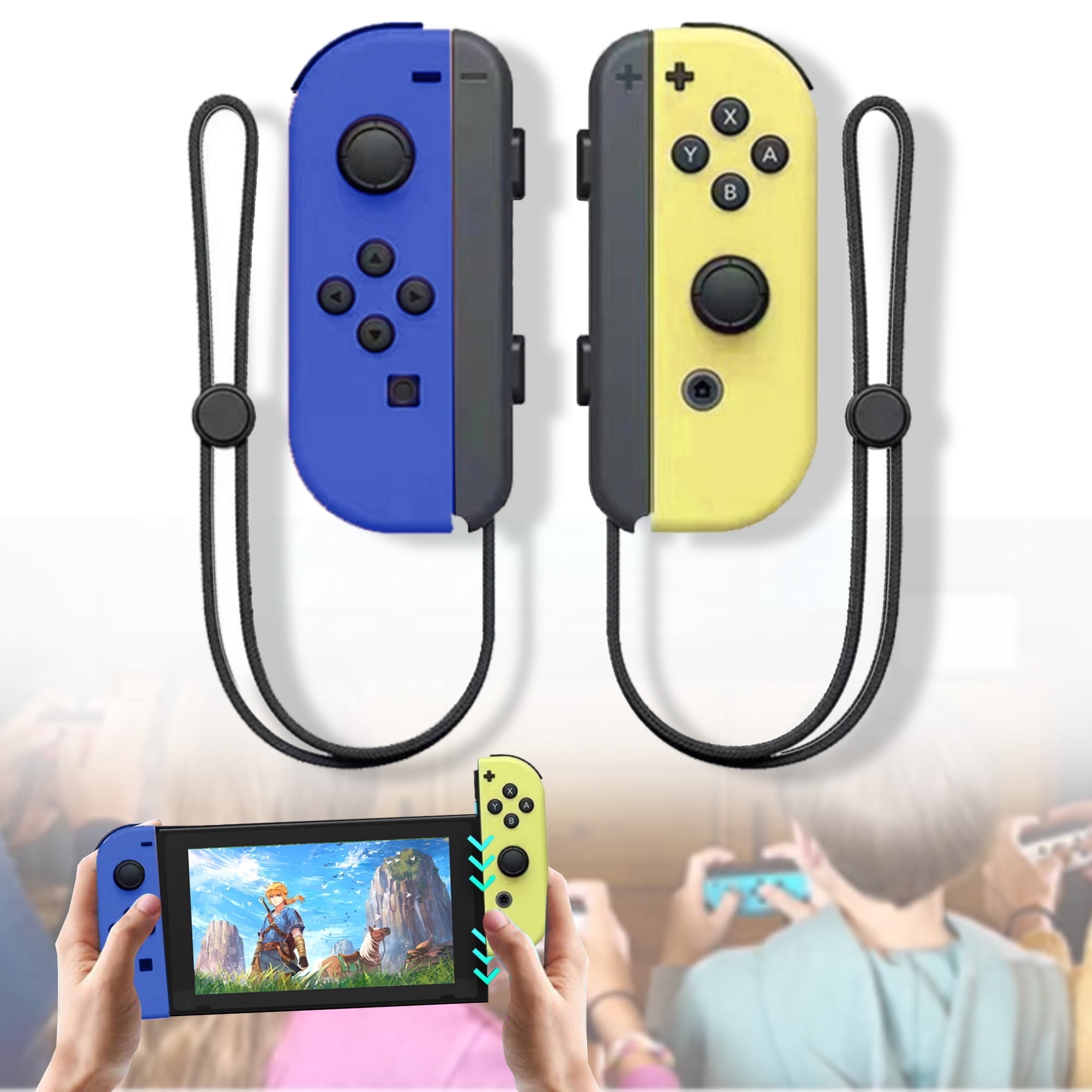 AstraJoy Wireless Game Controller for Nintendo , L/R Controllers Support Dual Vibration/Motion ...