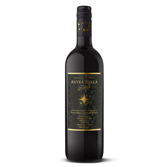 Astra Bella Sweet Red Black Italian Semi-Sparkling Red Wine 750ml 5.5% ...