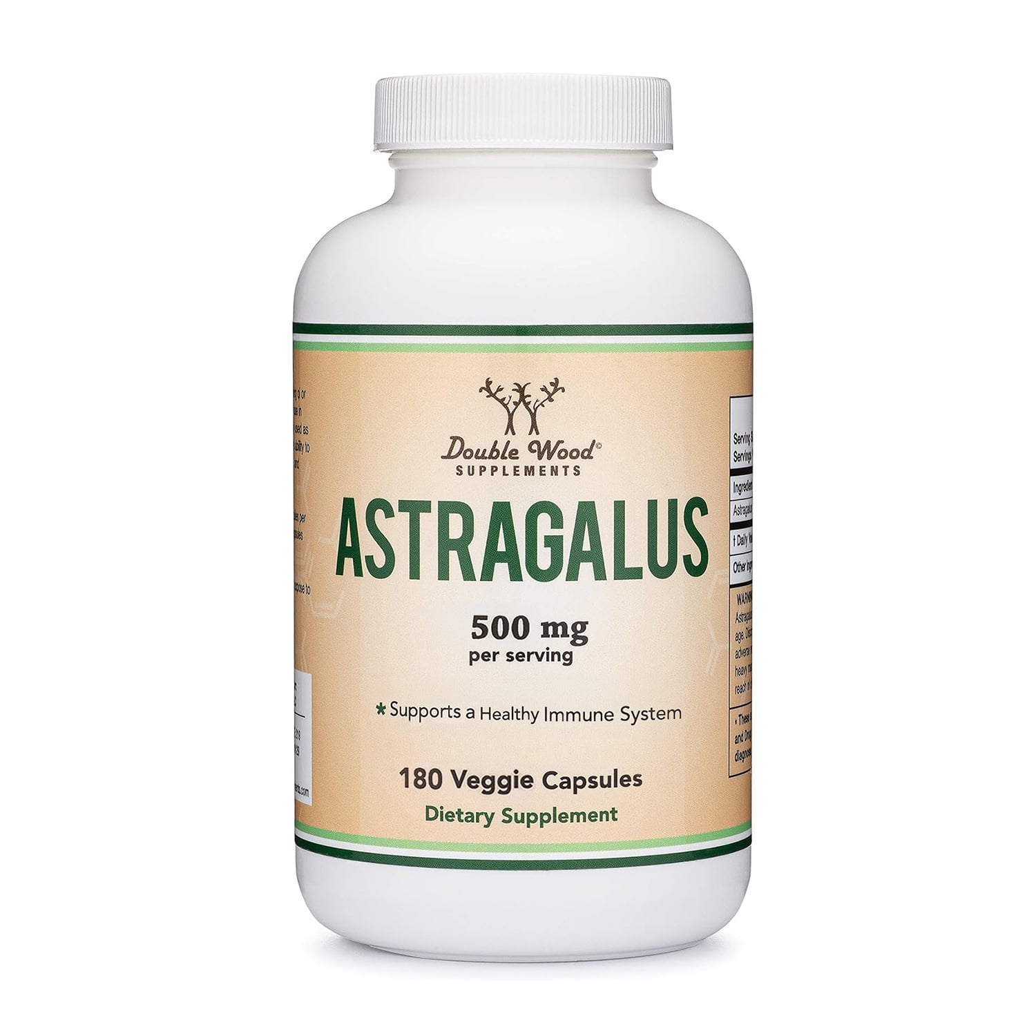 Double Wood Astragalus Root Capsules - 1,000mg, 300pcs, Made in USA ...