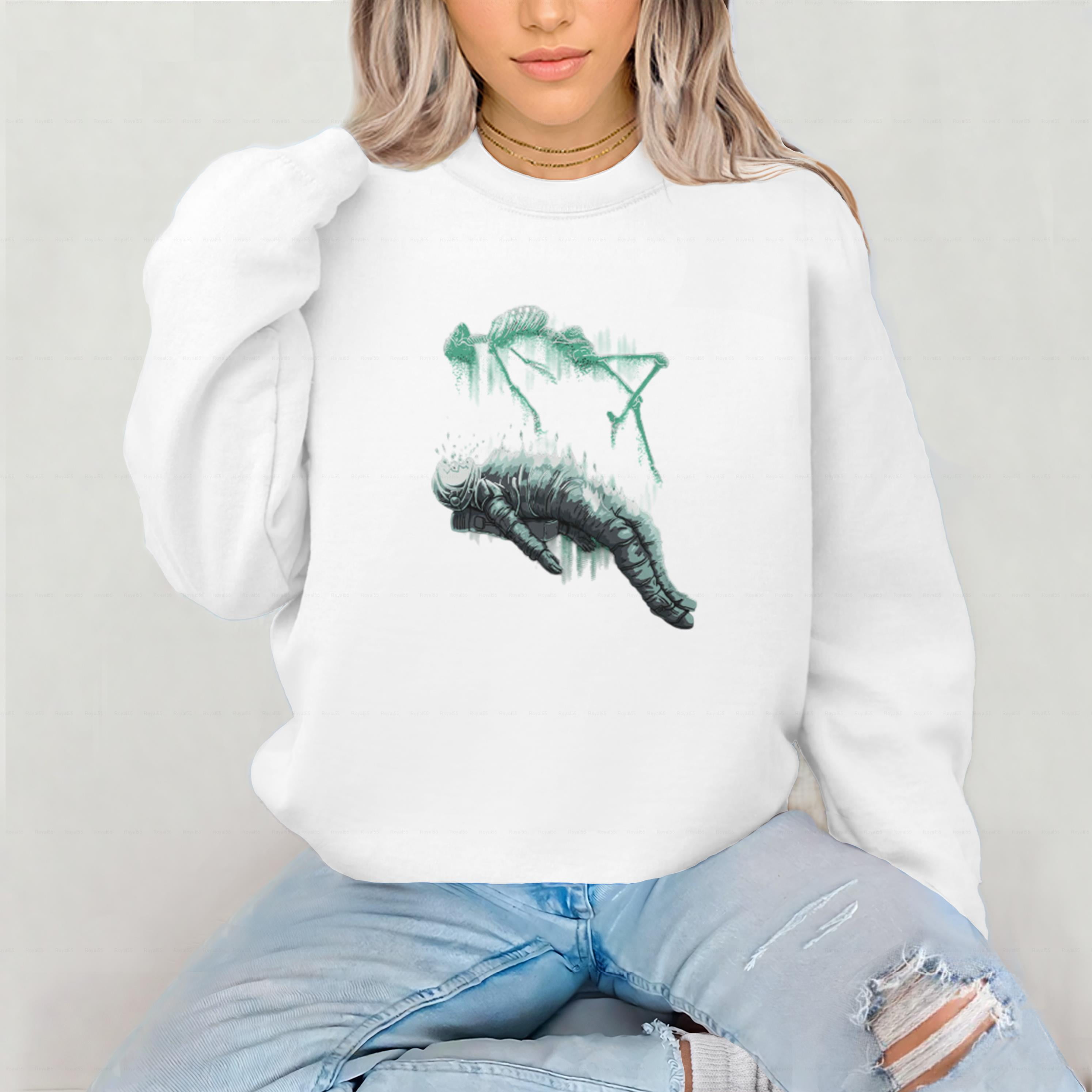 Astral Departure Glow Effect Futuristic Graphic T-Shirt, for men ...