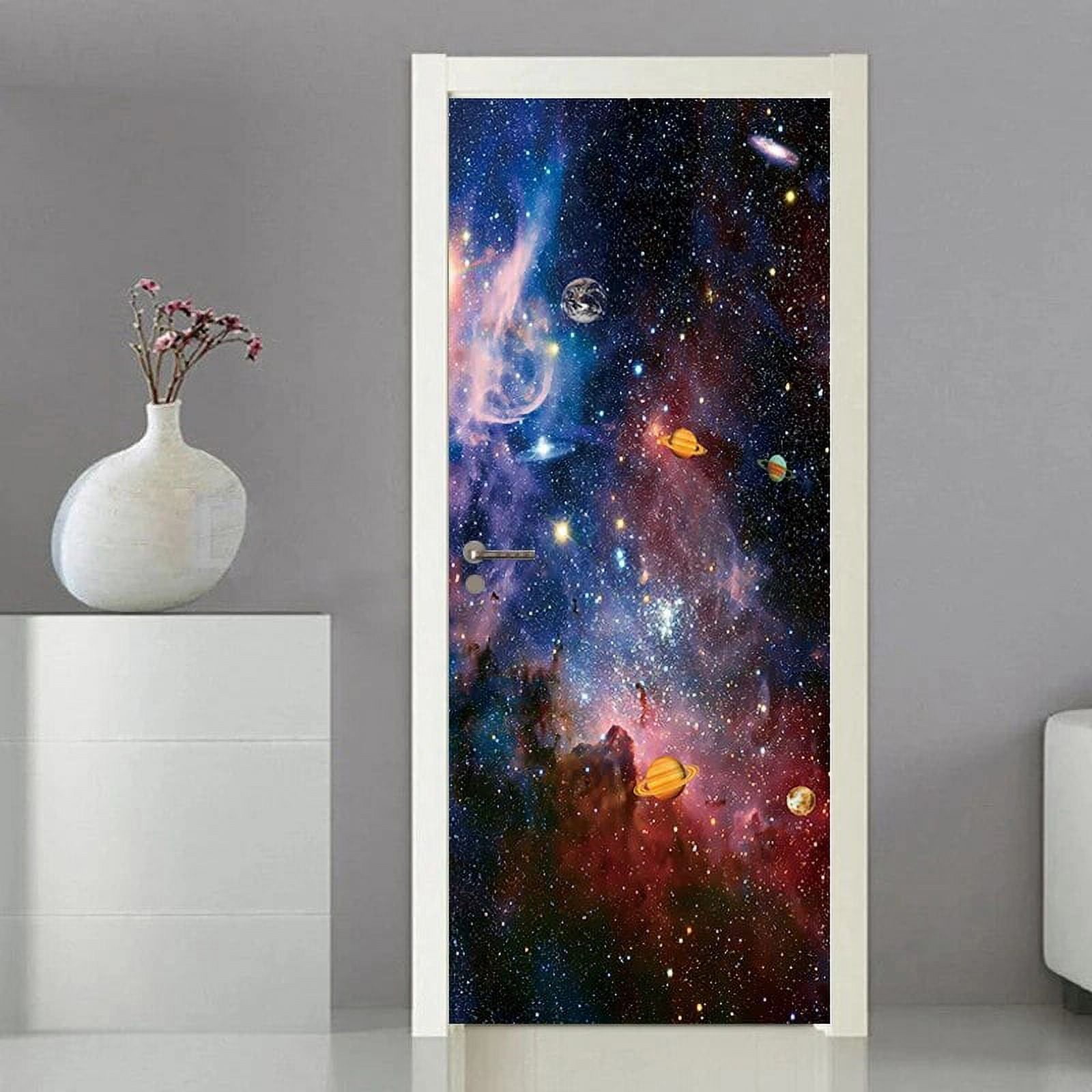 Astral Door Stickers Home Decoration Poster PVC Waterproof Non-slip Scratch-resistant Wall ...