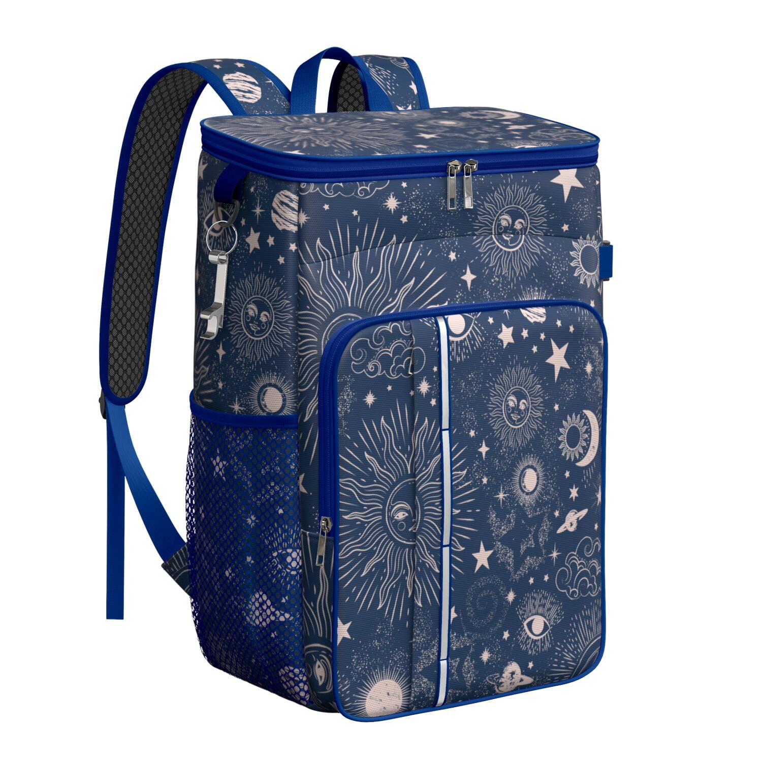 Astral Elements Backpack Cooler – Leakproof Insulated Cooler Bag with Steampunk Star and Lunar ...