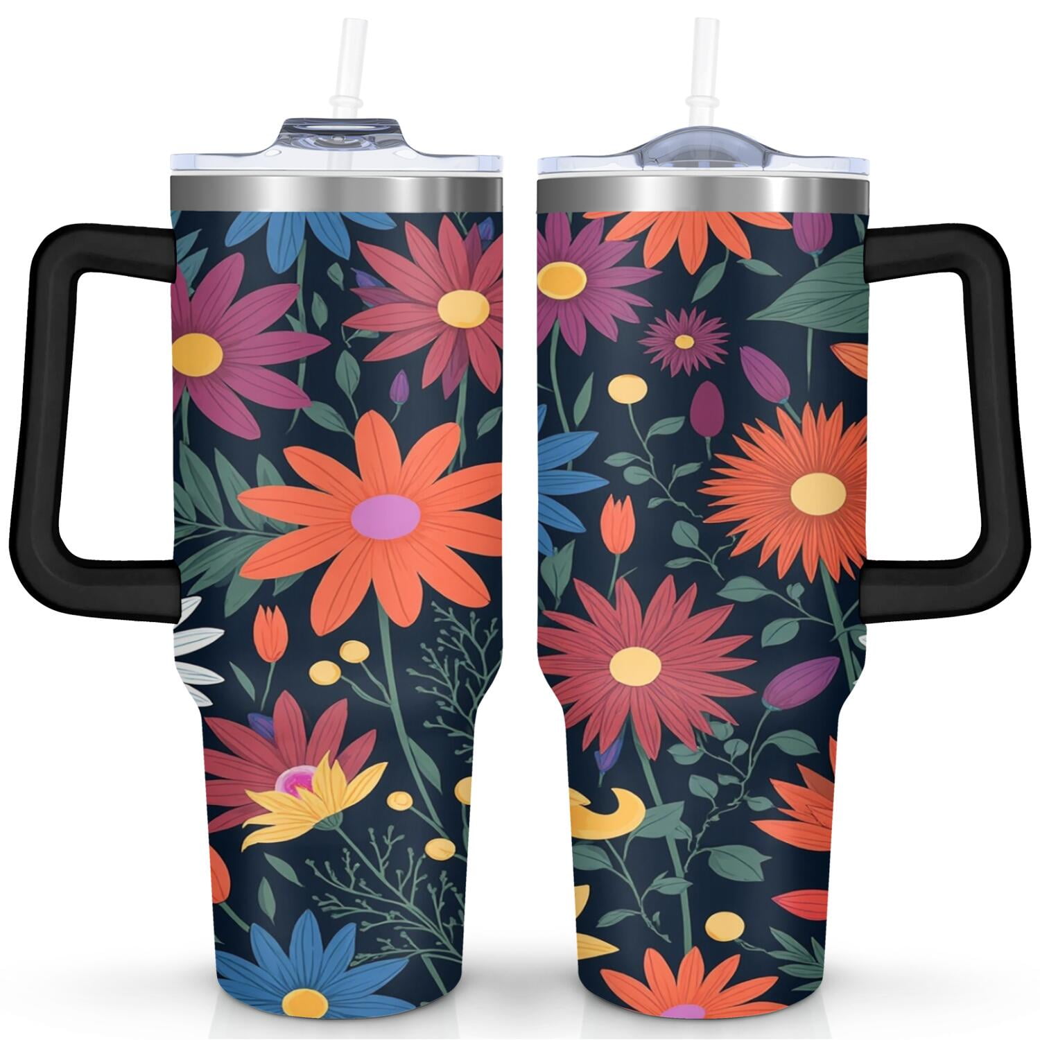 Astral Gothic Sun and Moon 40oz Tumbler - Vacuum Insulated - Dual ...