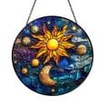 Astral Pattern Window Hanging – Stained Glass Style Art - Walmart.com