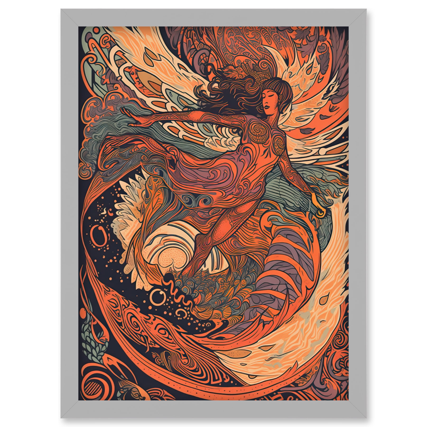 Astral Projection Conceptual Art Illustration Artwork Framed Wall Art ...