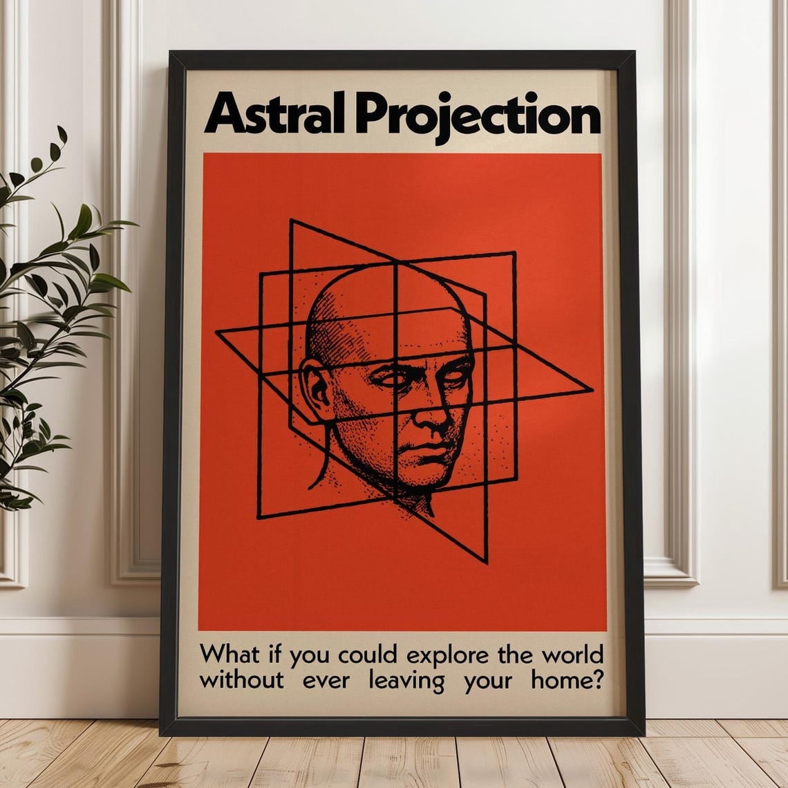 Astral Projection Print Retro Science Wall Art, Mid Century Home Decor ...