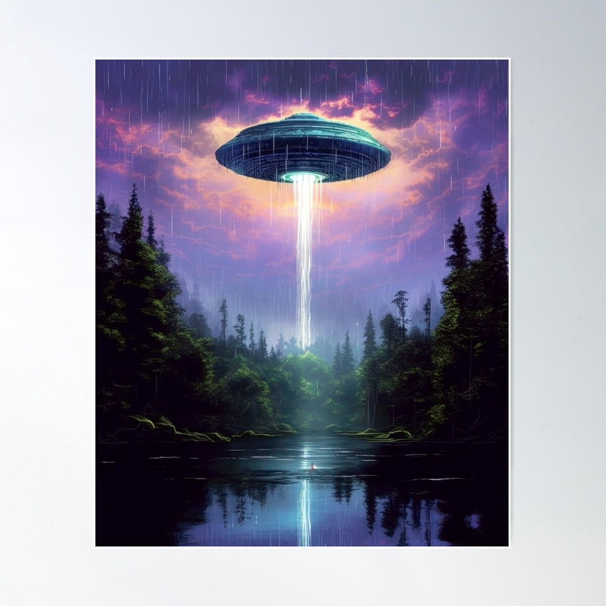 Astral Wanderers Poster Wall Art Modern Wall Decor For Living Room ...