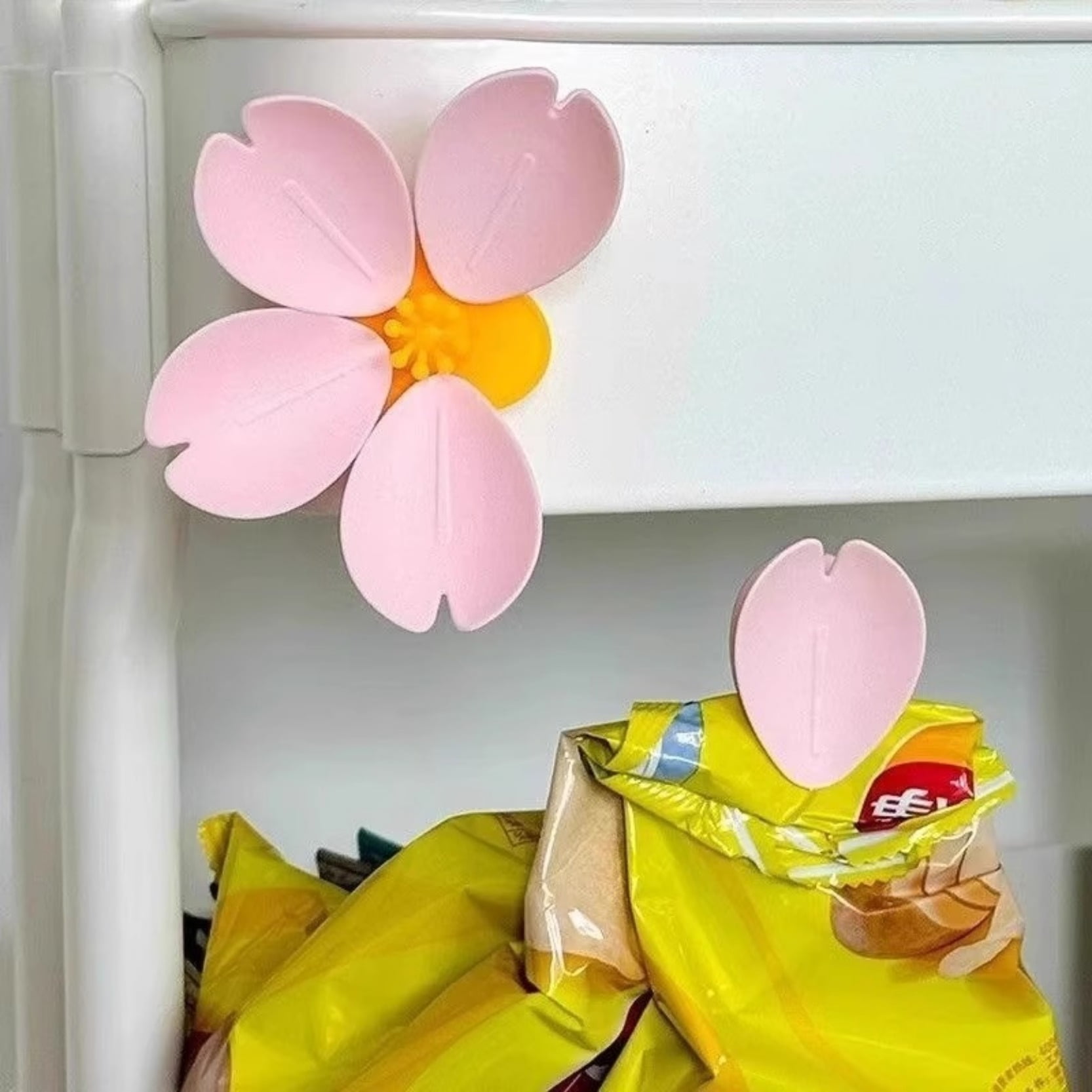AstralYu Magnetic Bag Clips for Food Storage - Cherry Blossom Design ...