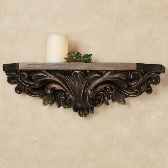 Astrella Bronze Gold Wall Shelf - Walmart.com