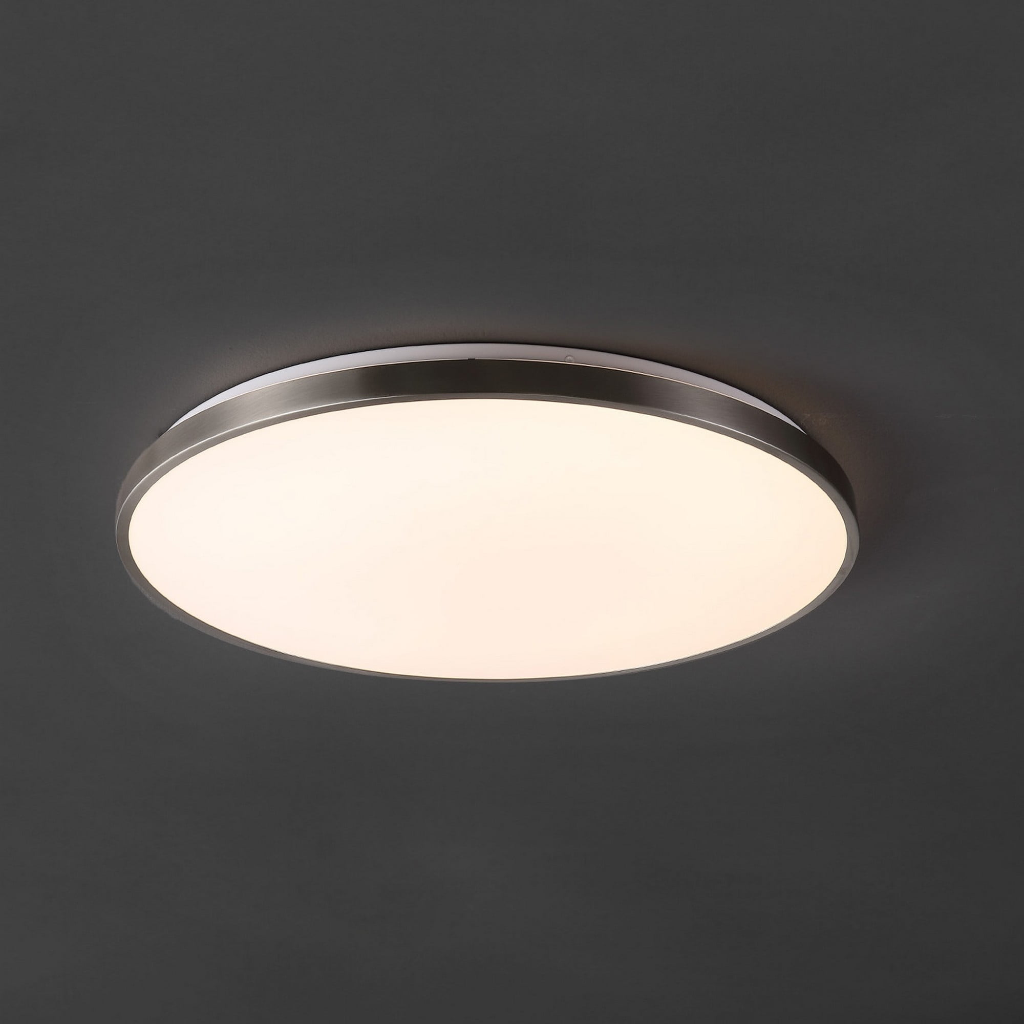 JONATHAN Y Astrid 21.25" 1-Light Modern Minimalist Iron Circle ...