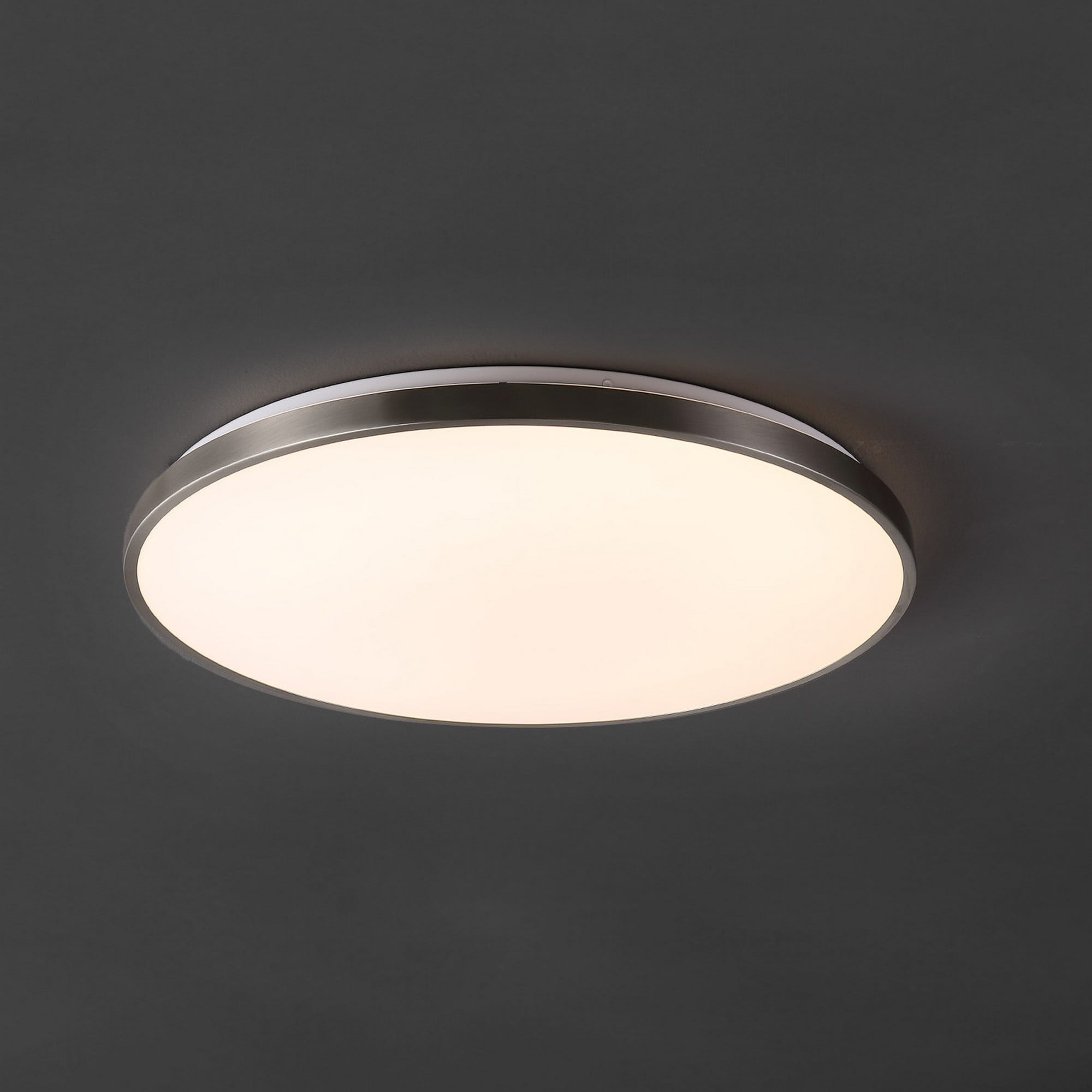 JONATHAN Y Astrid 21.25" 1-Light Modern Minimalist Iron Circle ...