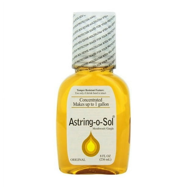 Astring-O-Sol Concentrated Mouthwash/Gargle, Original, 8 Oz, 3 Pack ...