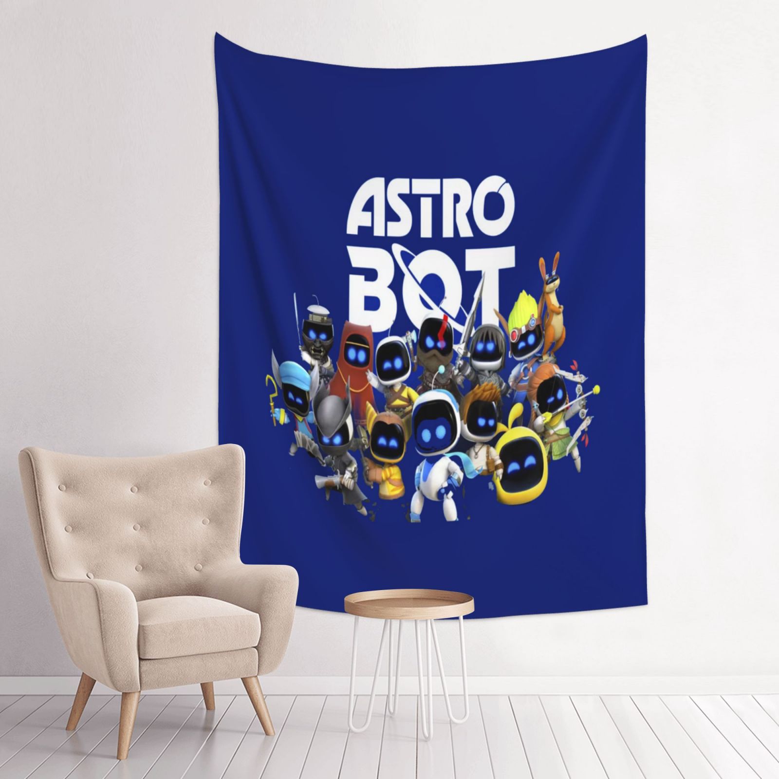 Astro B-ot Tapestry Kawaii Tapestry Room Decor Aesthetic Cute Room ...