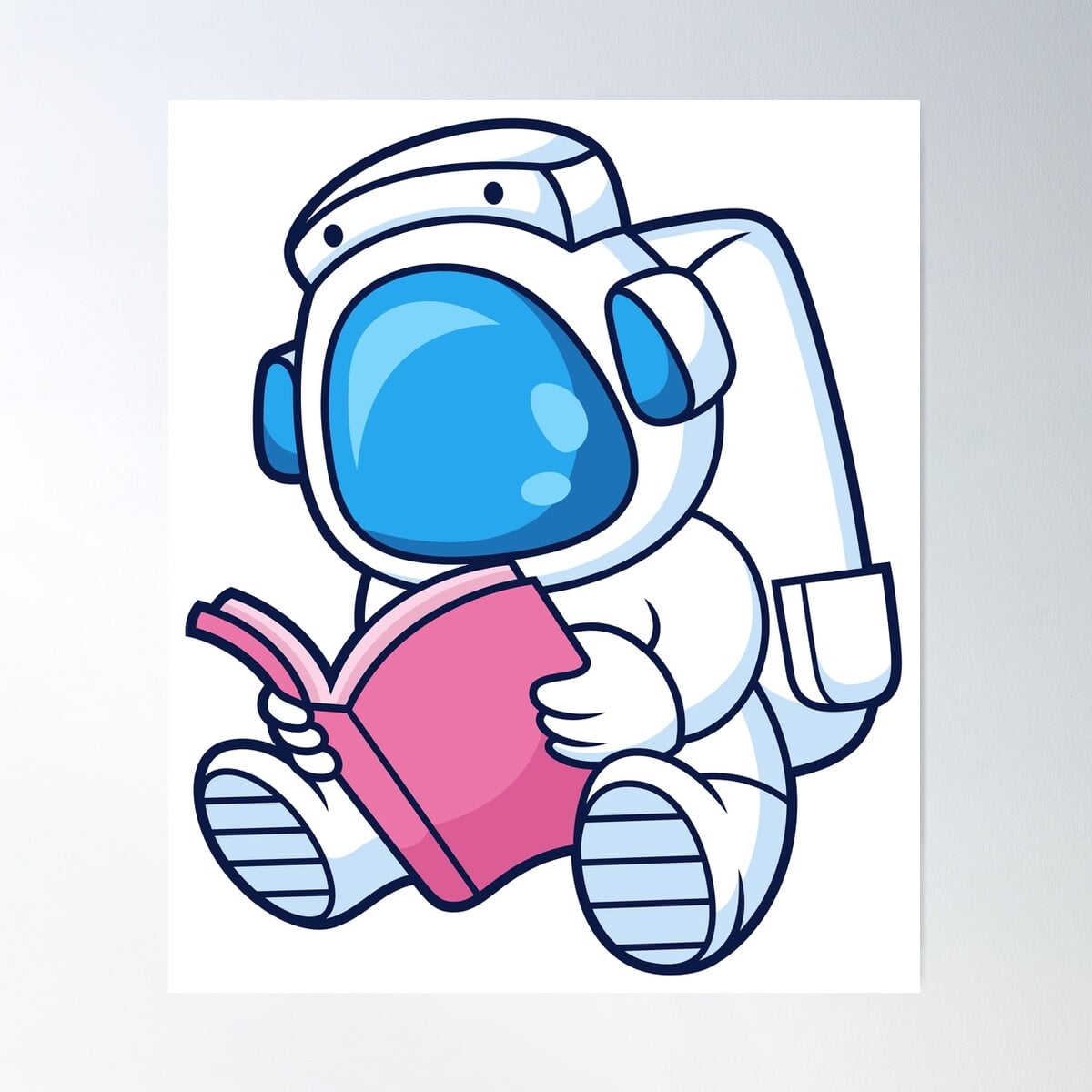 Astro Book Poster Wall Art, Modern Wall Decor For Living Room Bedroom ...