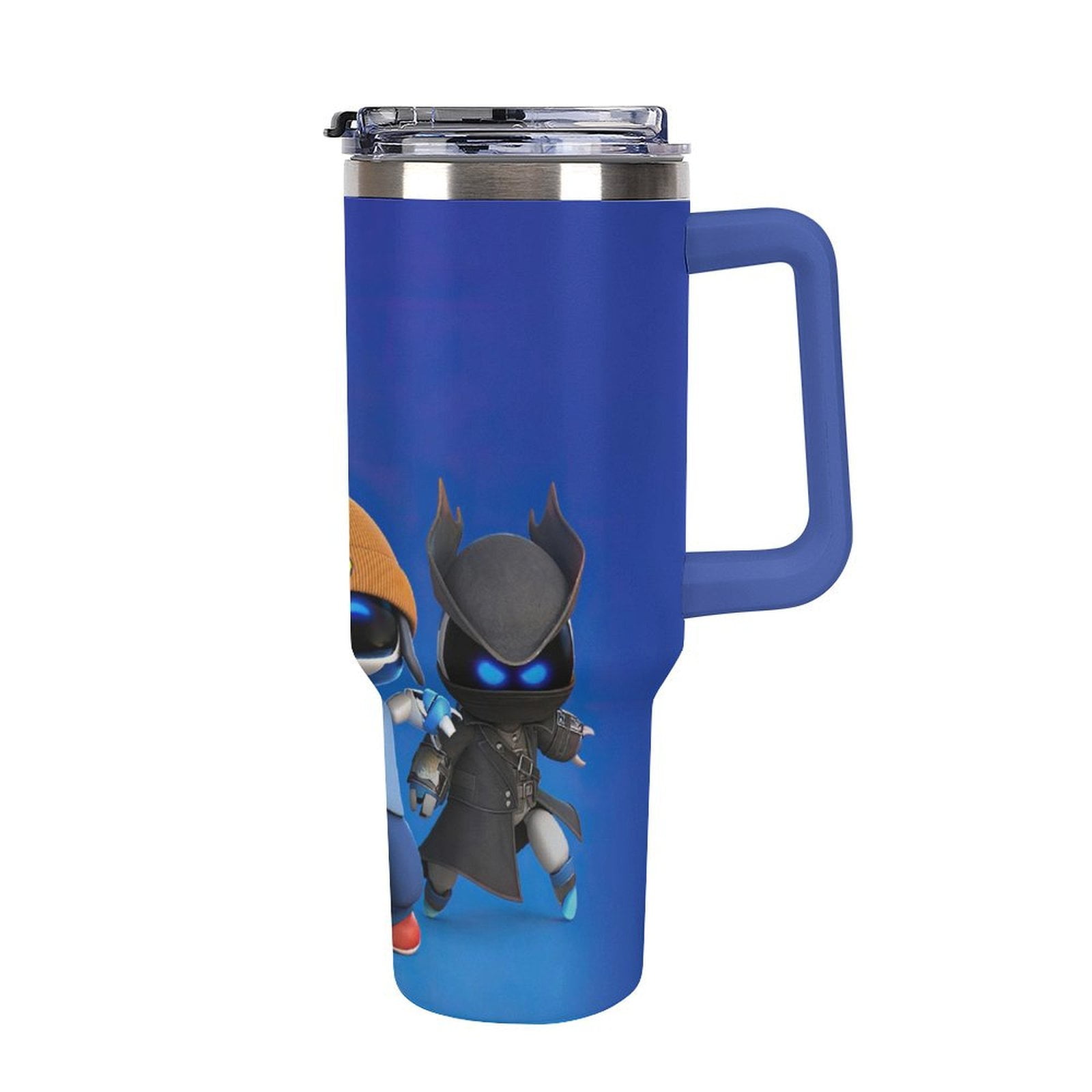 Astro Bot 40 Oz Tumbler With Handle And Straw, Stainless Steel Vacuum ...