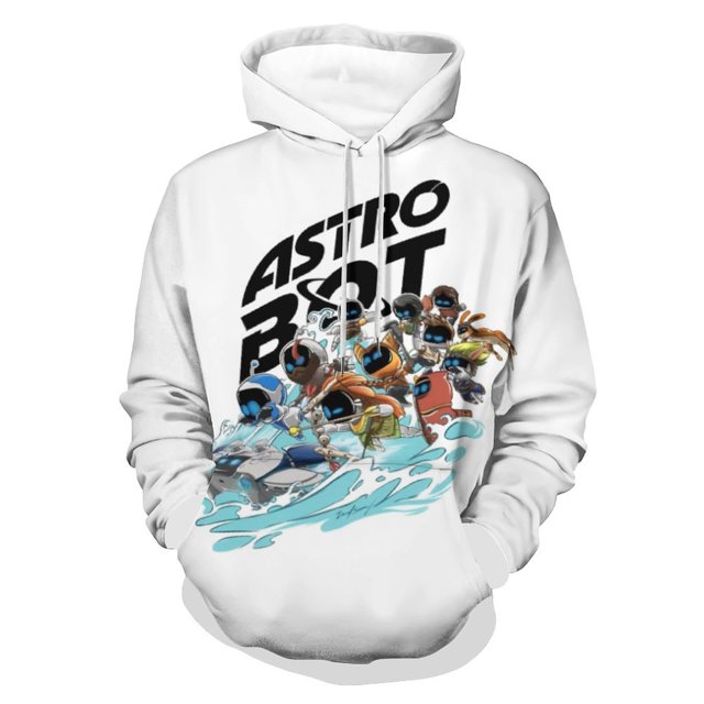 Astro Bot Cartoon Sweatshirt Anime Hoodie Full Print Suitable for ...