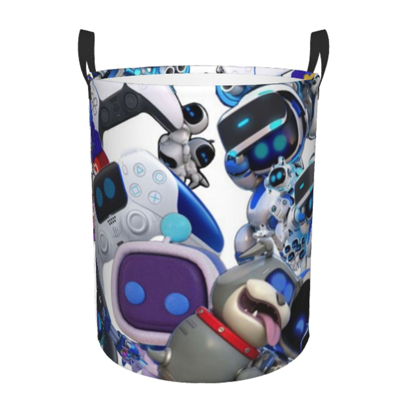 Astro Bot Circular Laundry Basket Dirty Clothes Hamper Laundry Hamper ...